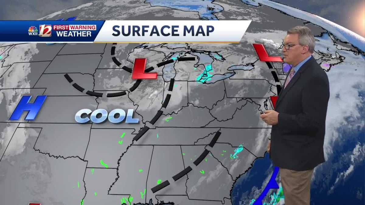WATCH: Cool down coming, weekend rain chance