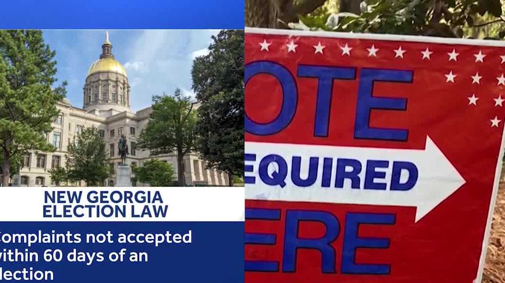 New Georgia law blocks ethics complaints close to Election Day
