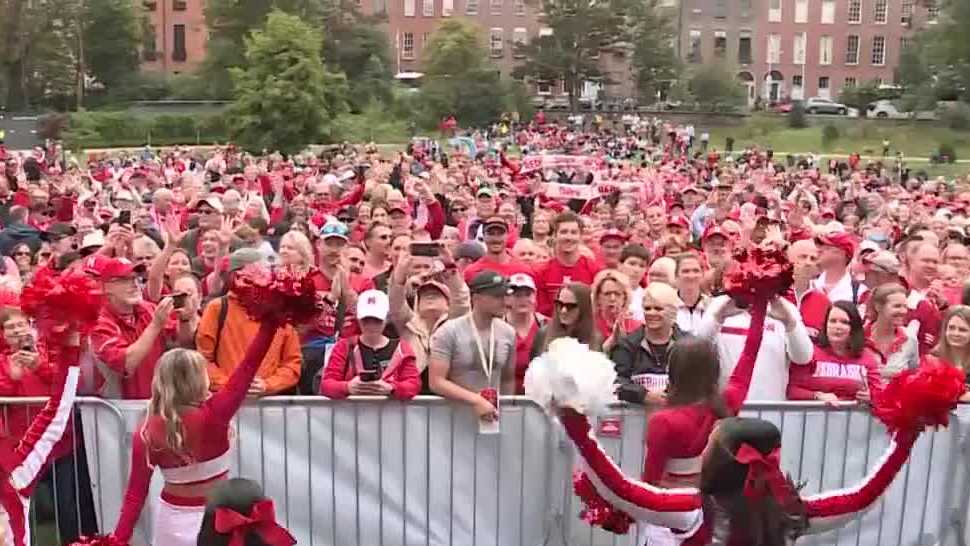 Husker fans in Ireland prepare for Saturday with big, red pep rally
