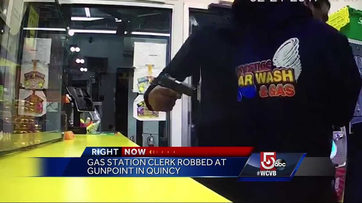 'I was pretty scared' said cashier who was robbed at gunpoint