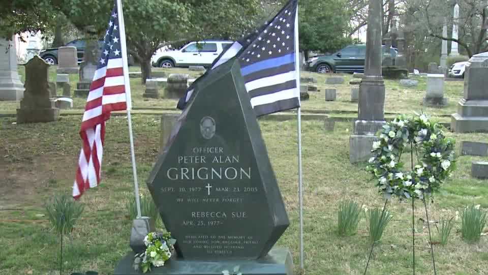 Memorial held for fallen LMPD officer killed in line of duty 18 years ago