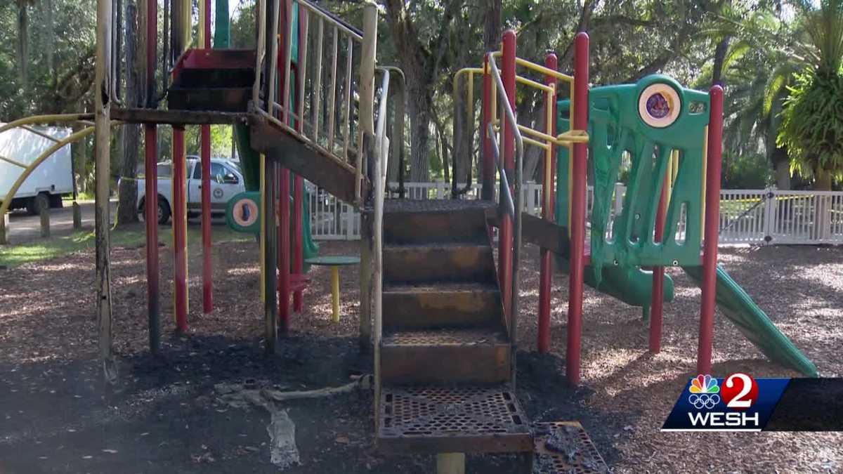Vandals set fire to Ormond Beach playground dedicated to boy who died