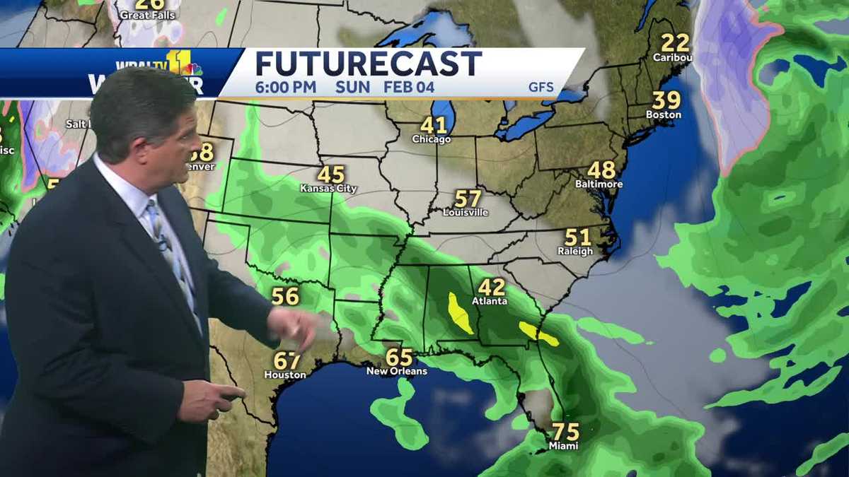 Sunny skies with cool temperatures: Your Monday forecast