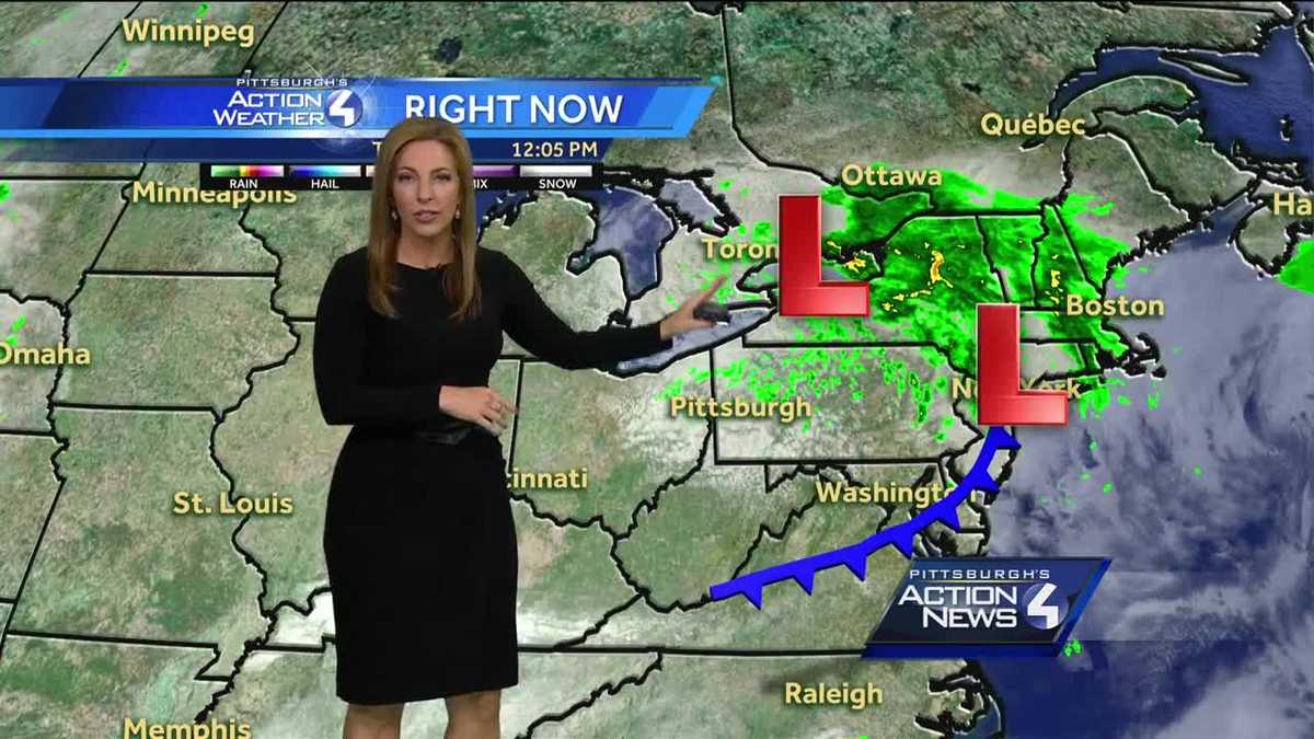 Tuesday weather forecast at noon