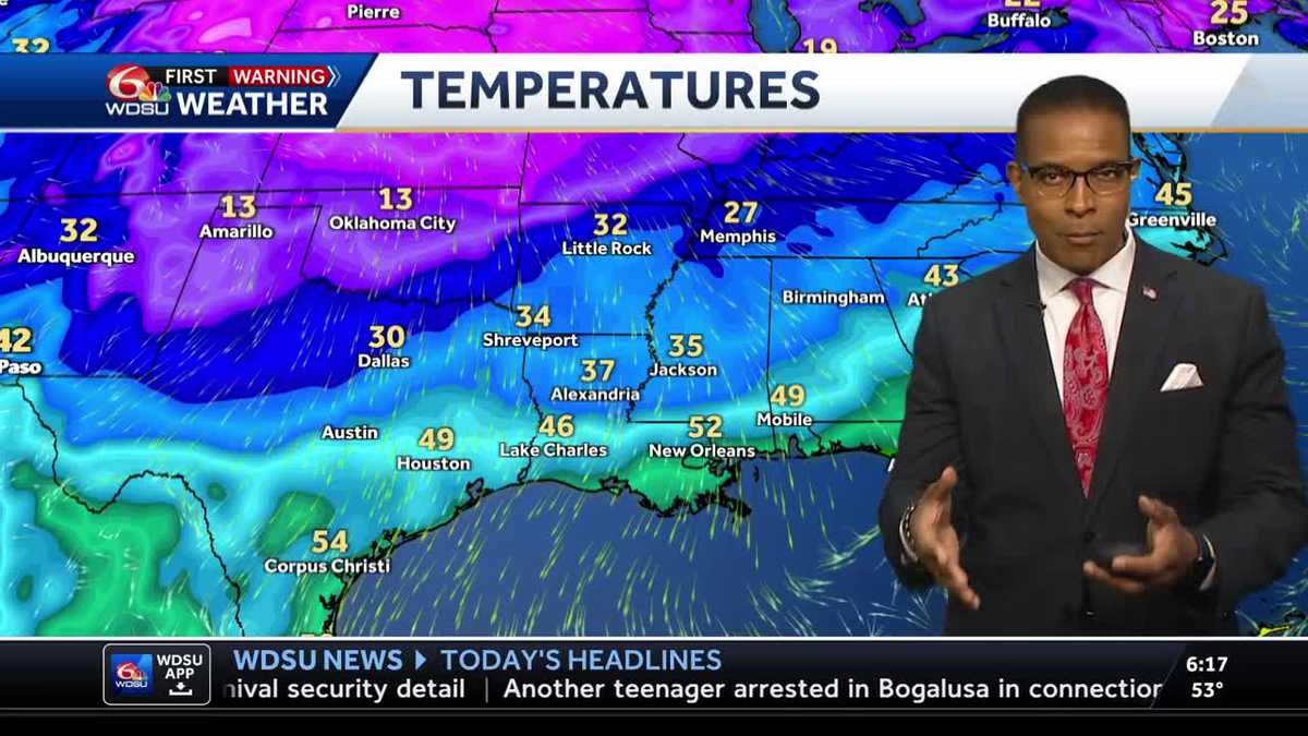 A sunny and chilly Friday