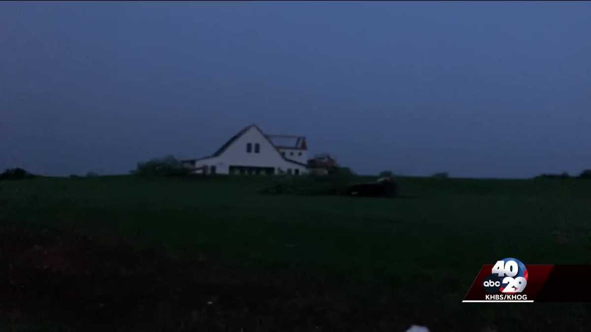 Roof ripped off house in Decatur