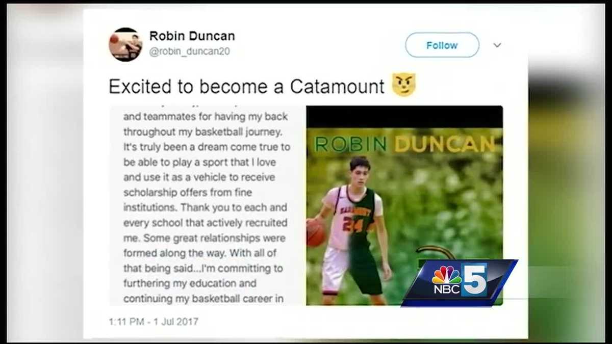 Another Duncan commits to UVM hoops Another Duncan commits to UVM hoops