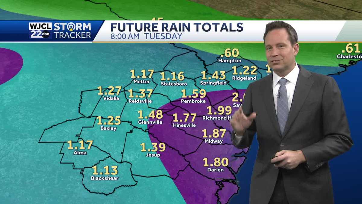 Savannah: Impact Weather Days Sunday-Monday