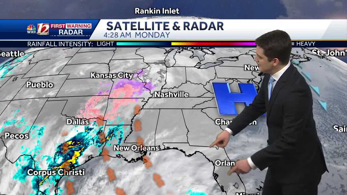 WATCH: Chilly Monday, Warmer and Wetter by Midweek