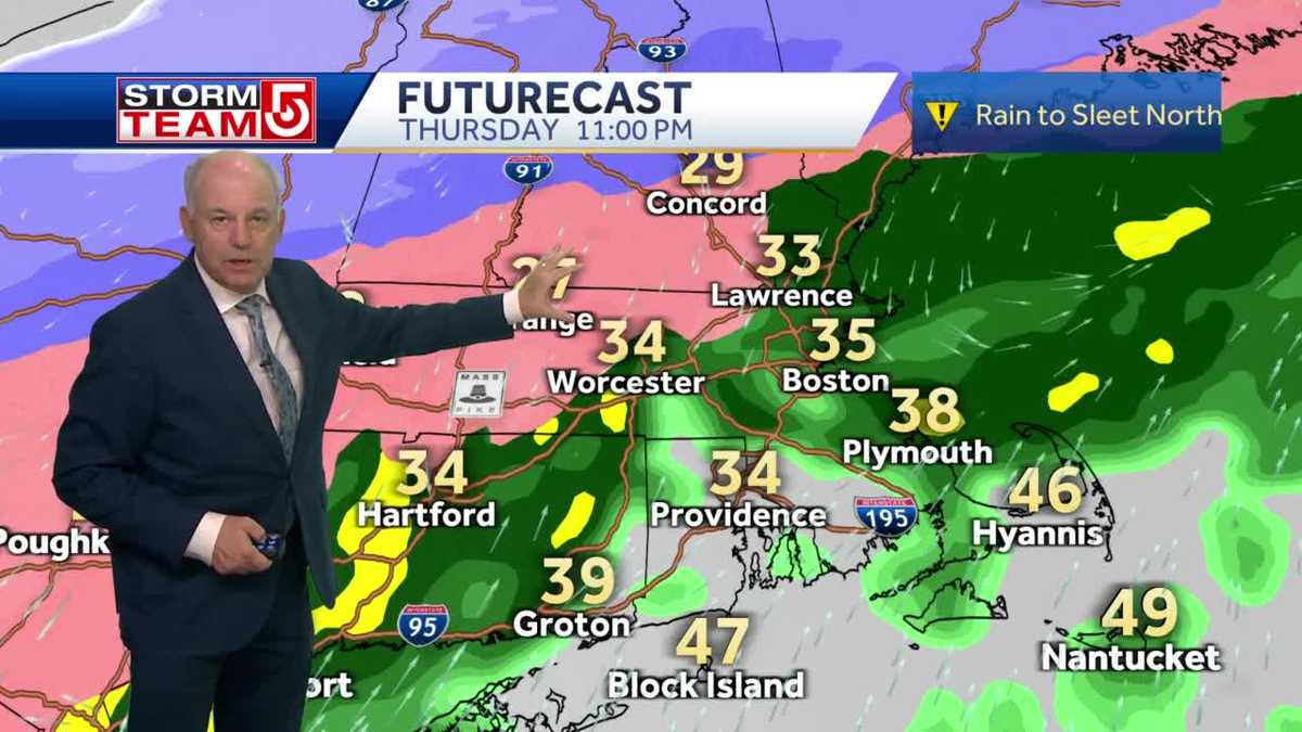 Video: Friday storm to bring icy mix, slick roads