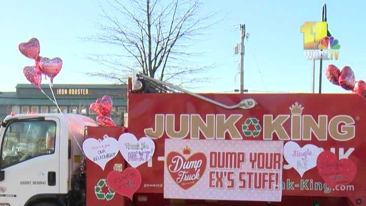 Dump your ex's stuff on Valentine's Day