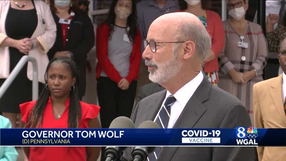 Gov. Tom Wolf says before he can lift the mask mandate, younger kids ...