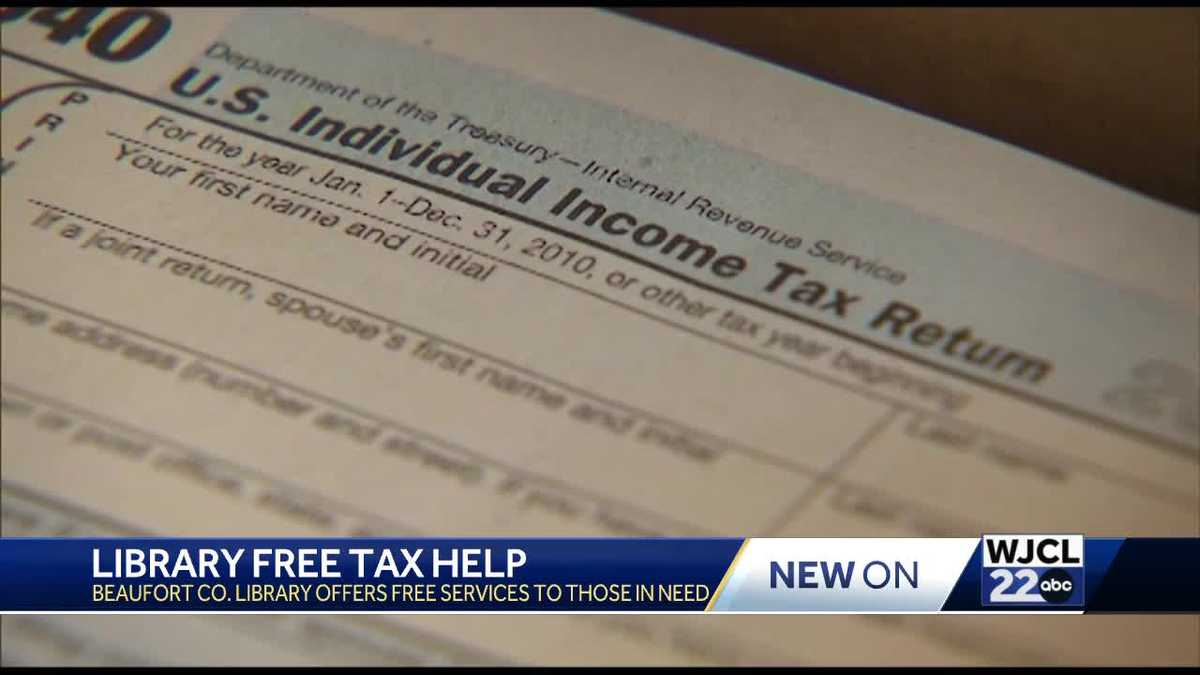 Free tax help available at all Beaufort County Library branches