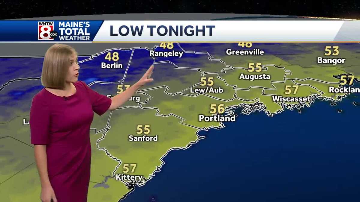 Humidity drops off overnight, clear and cool