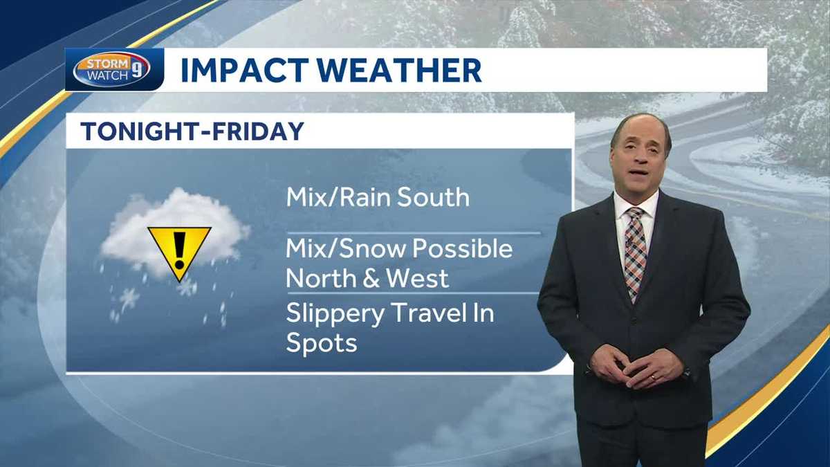 NH forecast video: Light rain, snow overnight