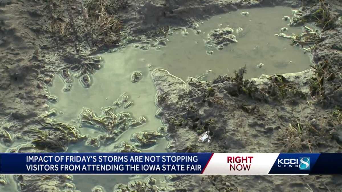 Friday's storm impact isn't slowing people down from visiting the Iowa ...
