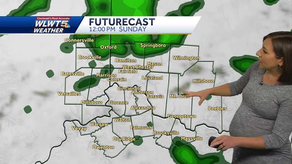 Soaking Saturday rains