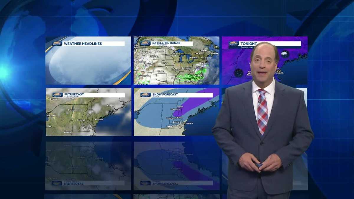 Watch: Pleasant Saturday before snow, mix move in