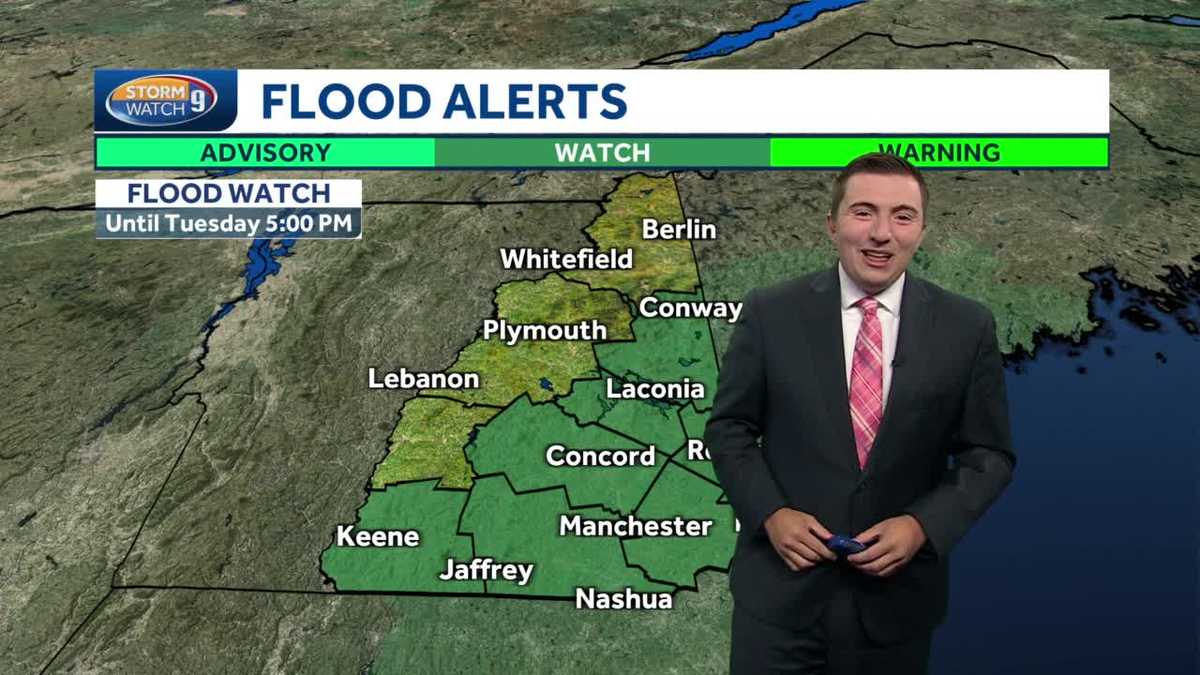 Video: Heavy rain to continue through Tuesday