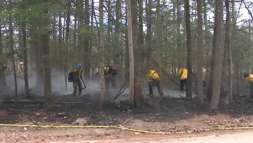 Mason, New Hampshire brush fire now contained