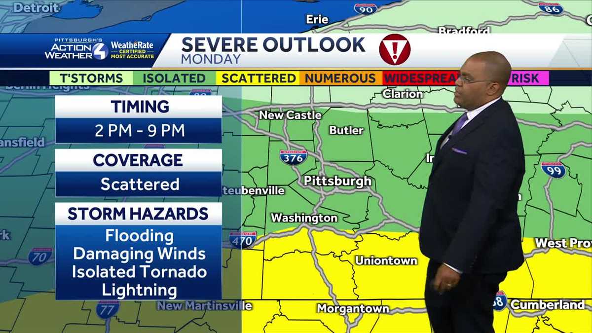 Severe Weather Alert Day Monday