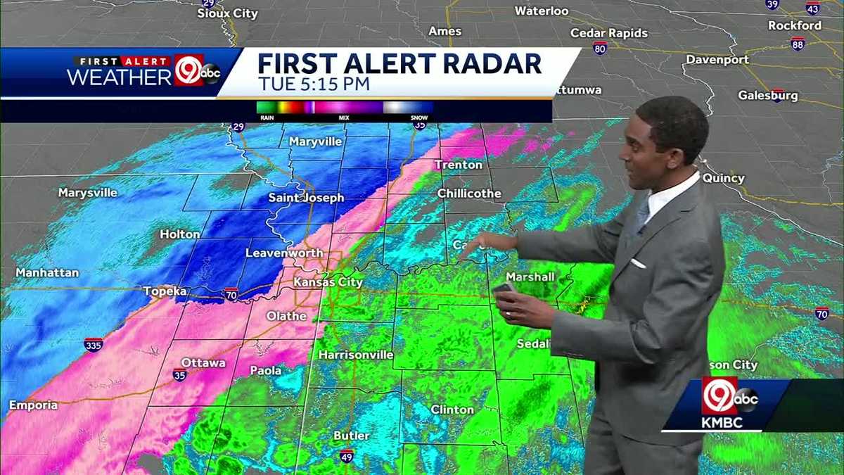 Freezing rain to transition to snow, flash freeze possible