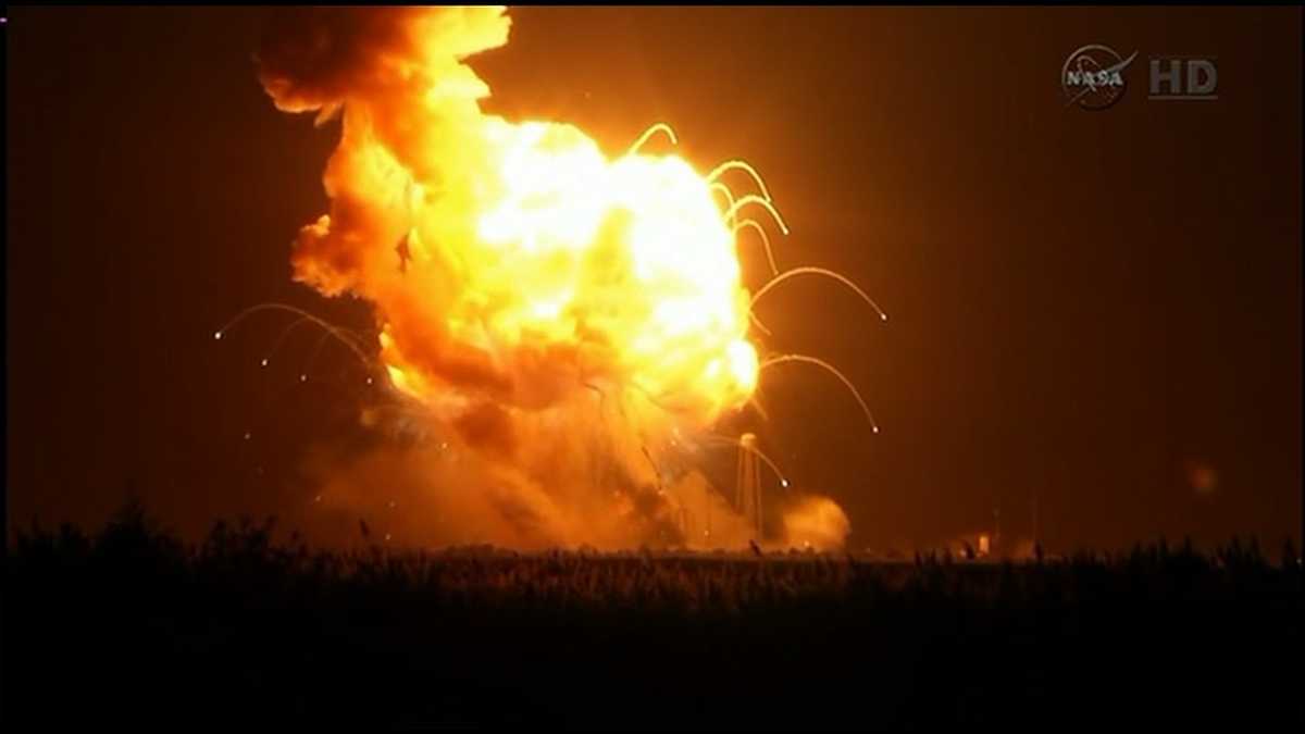 Unmanned NASA rocket explodes after launch