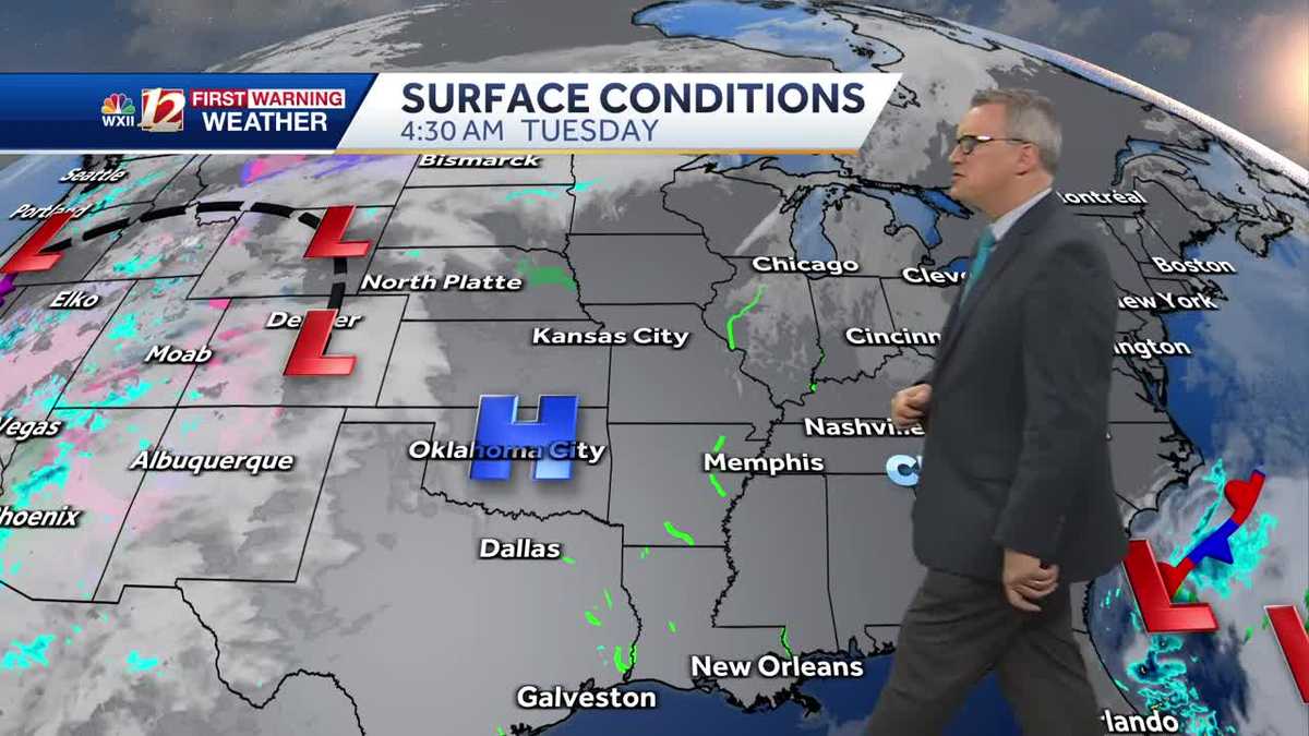 WATCH: Seasonal sunshine this week, changing pattern this weekend