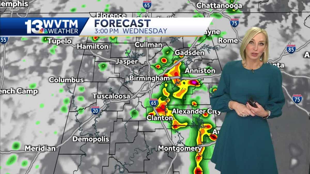 Alabama weather rain, Impact Day WVTM 13 Birmingham Tuscaloosa