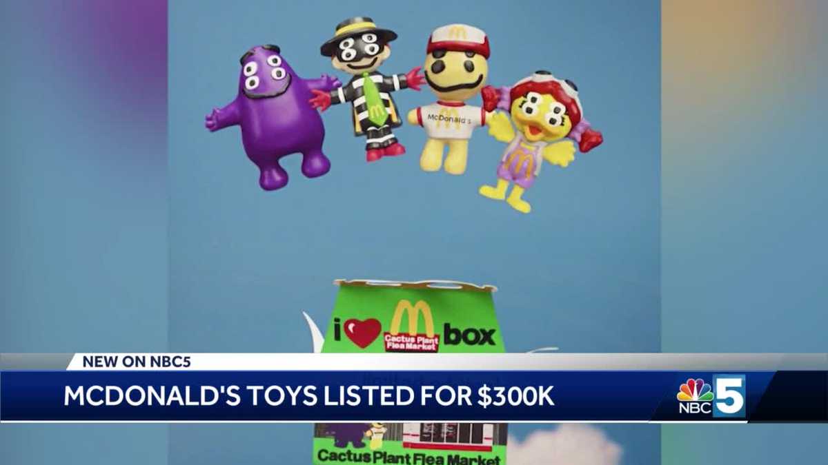 McDonald's adult Happy Meals sell out, toys being sold on eBay for up ...