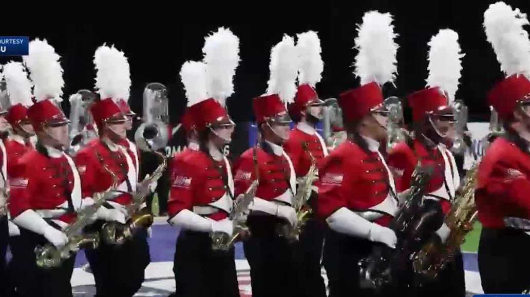 JSU band performing at 80th D-Day Anniversary in France