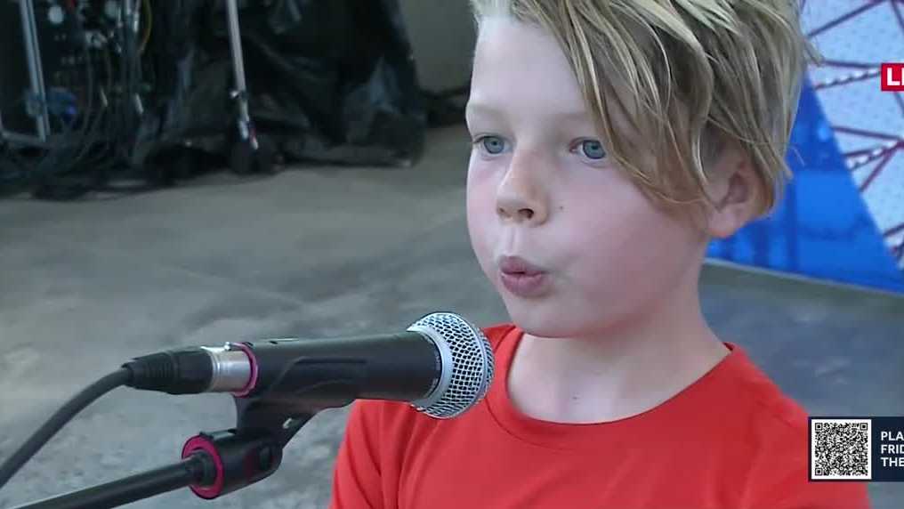 Iowa State Fair youth whistling contest winner performs live on KCCI
