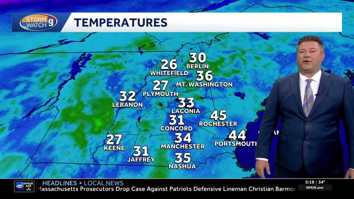 Video: Near record temperatures in some spots