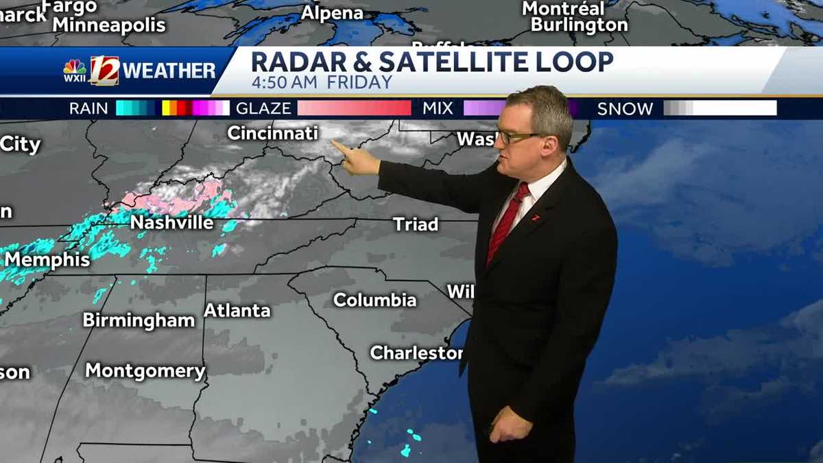 WATCH: Milder temperature trend through the weekend