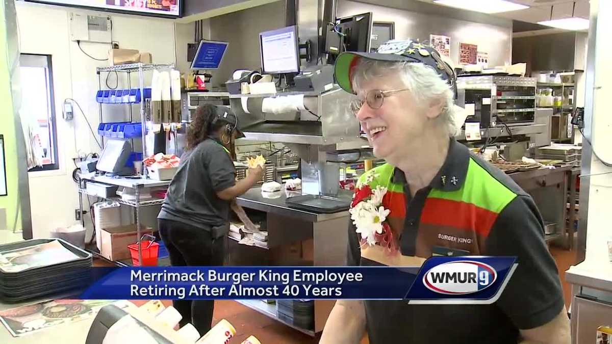 Burger King worker retires after nearly 4 decades