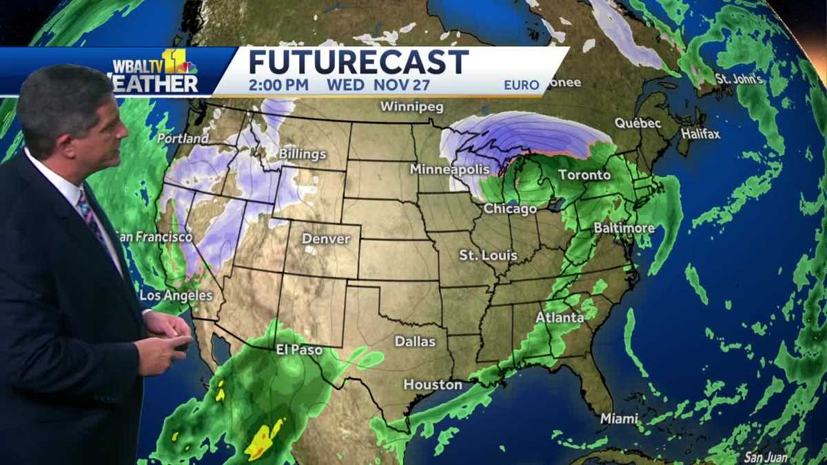 Clear, mostly sunny for Tuesday, but rain in the forecast