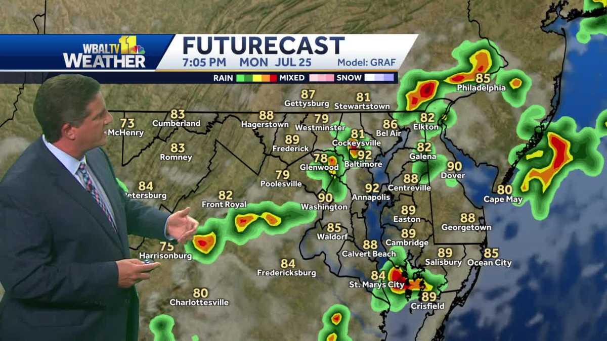 Severe storms in forecast Monday afternoon