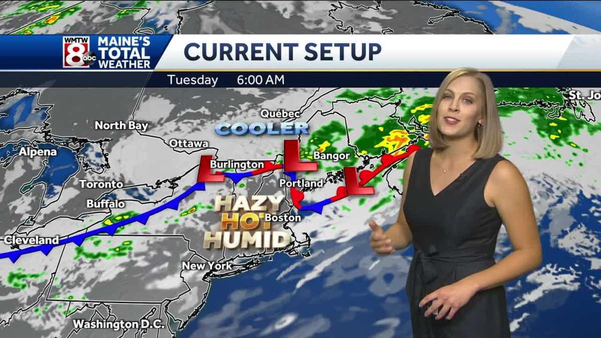 One more hot and humid day