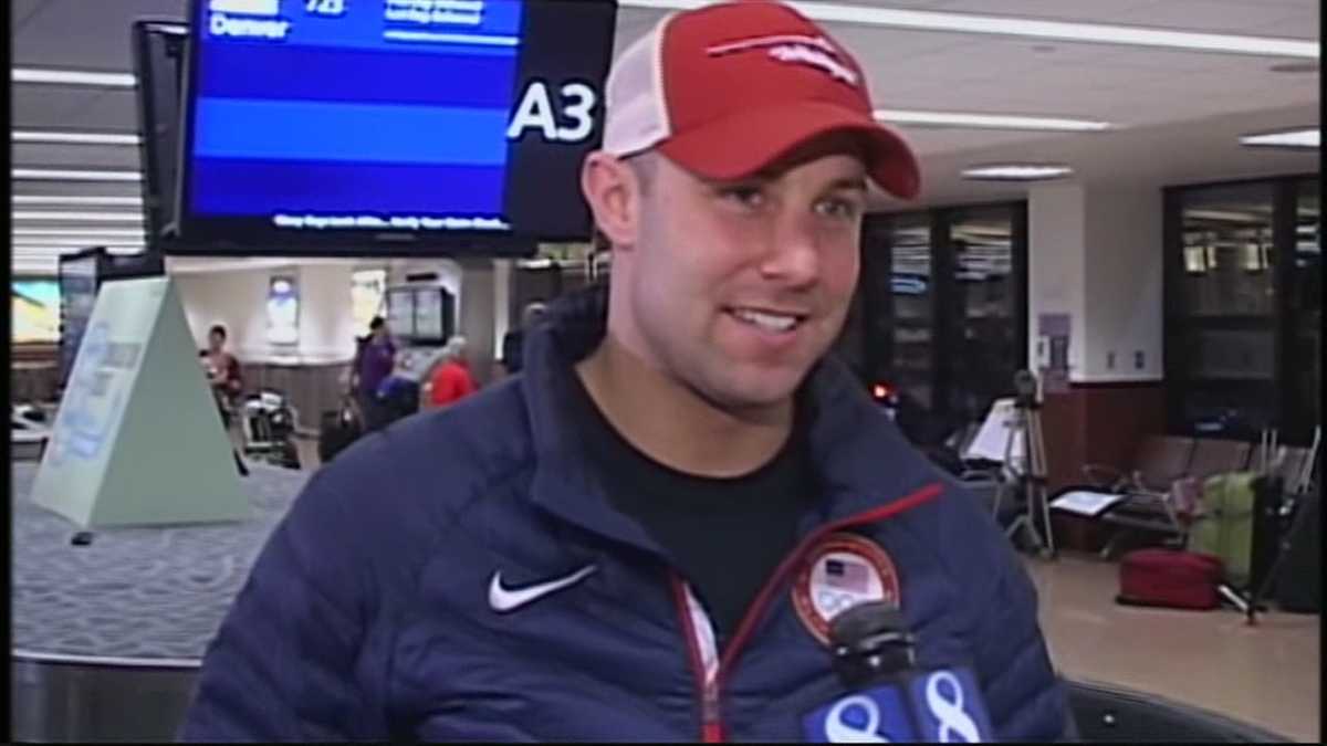 Surprise welcome party meets Olympian Nick Cunningham of Monterey at ...