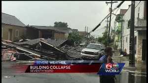 City official discusses building collapse, dangers around it