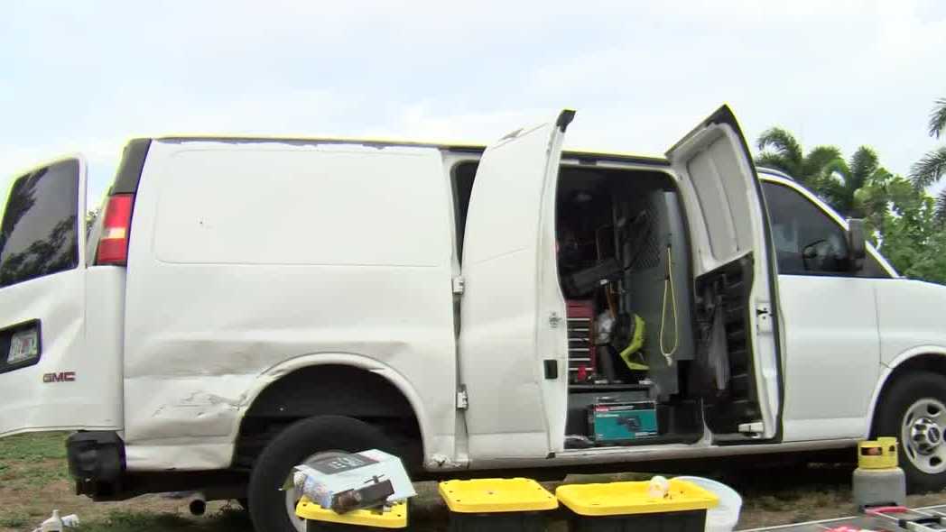 Man shares gratitude to good Samaritans after work van flips in Port ...