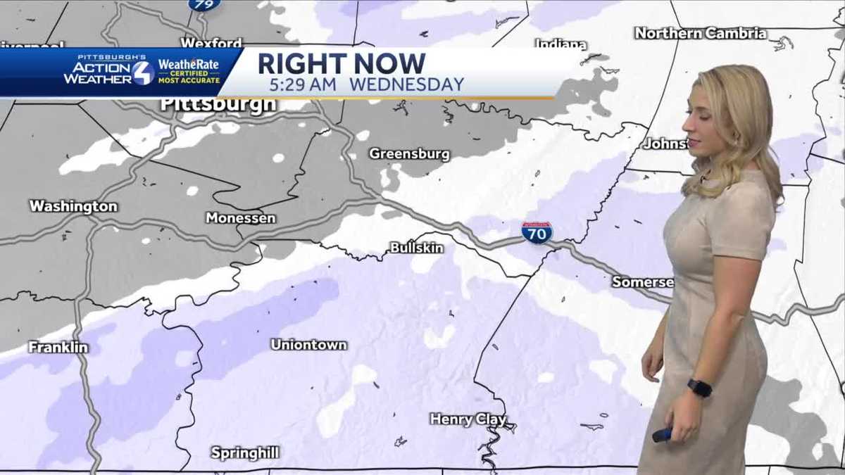 Pittsburgh Weather: Some flurries Wednesday, warm up to come