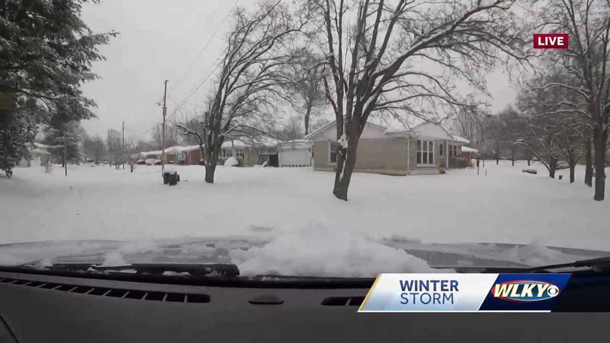 Road conditions for Kentucky, Indiana after snowstorm