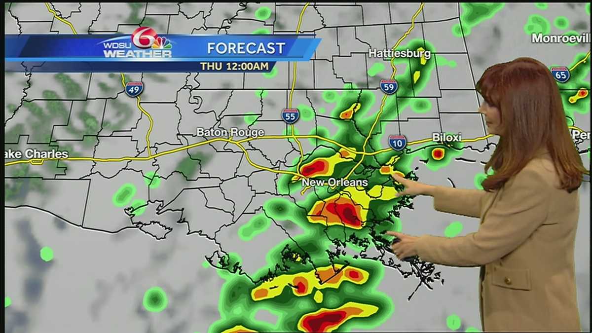 Tuesday Overnight: Rain and Storms Wednesday