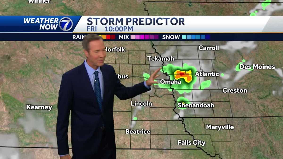 Thursday evening September 1 Omaha weathercast.