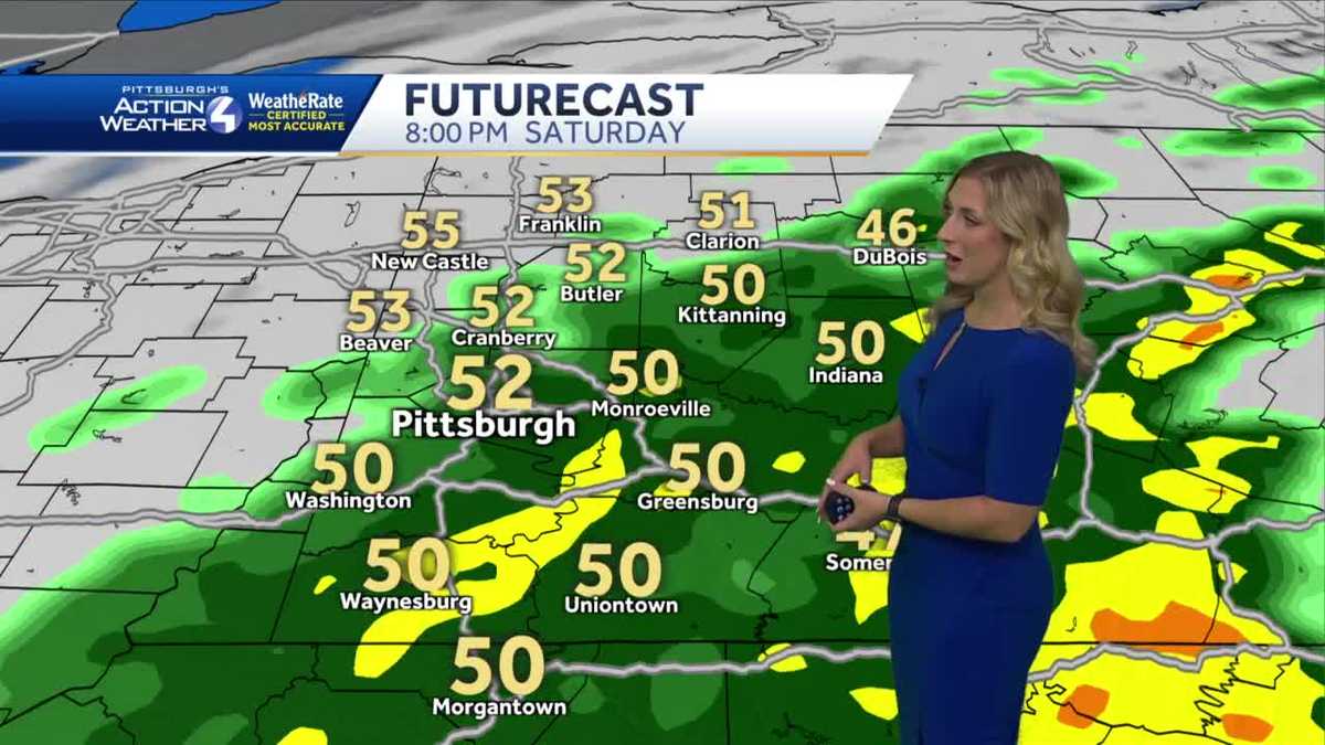 Soggy Saturday; Showers Wrap Up Tomorrow