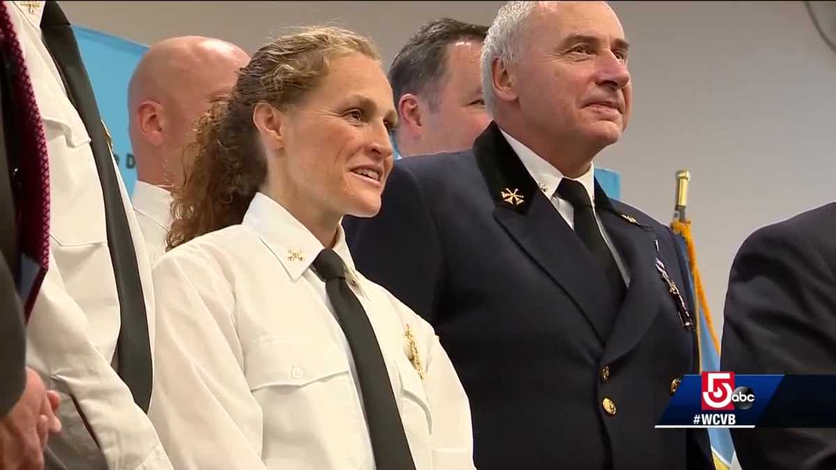 First woman promoted to rank of district chief in Boston Fire Department