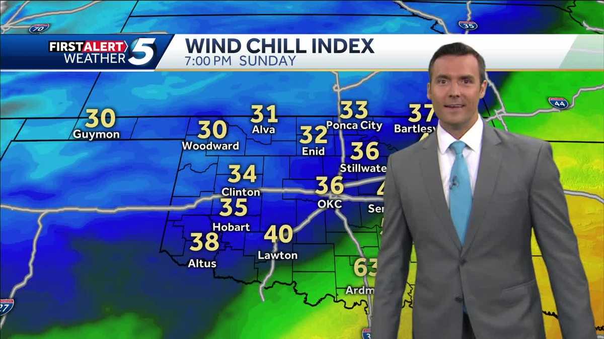 FORECAST: Wind chills in the 20s this evening