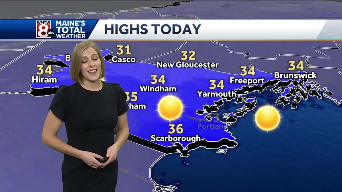 Cold sunshine today, quiet again Sunday