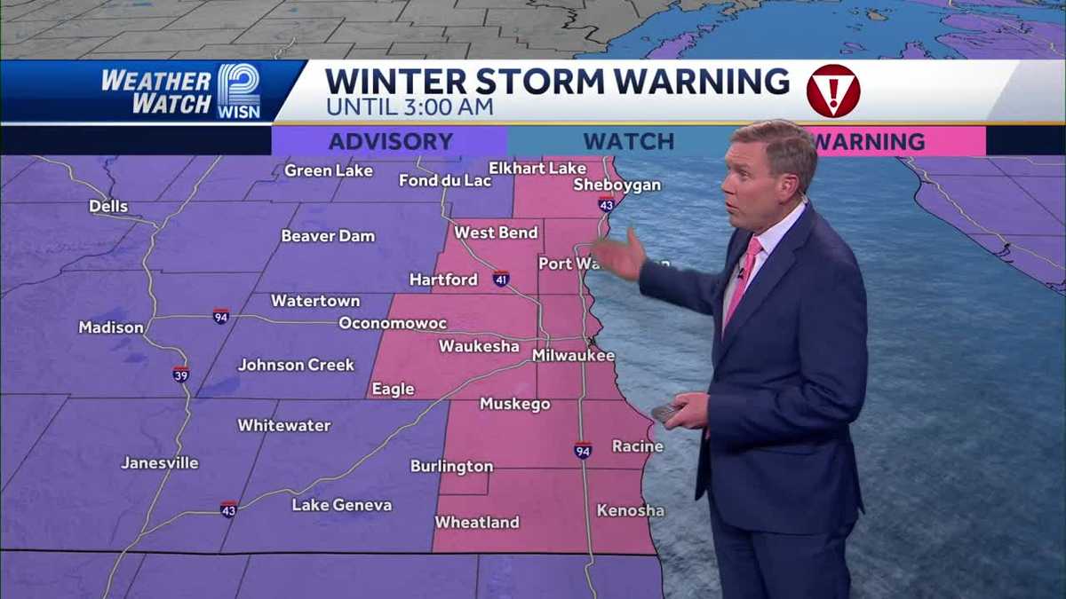 Wednesday may be largest snow of season in southeast Wisconsin